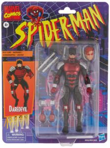 spider-man hasbro marvel legends series 6-inch collectible daredevil action figure toy retro collection