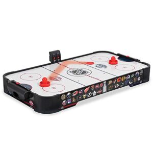 eastpoint sports nhl fury table top hover hockey - tabletop air hockey game with pucks and pushers