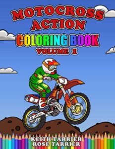 motocross action coloring book volume 1 (fun motocross books - fmb)