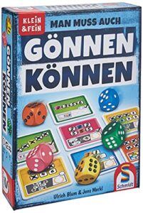 schmidt spiele 49368 dice game from the klein & fein series, colourful