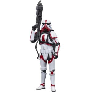 star wars the black series incinerator trooper toy 6-inch scale the mandalorian collectible action figure, toys for kids ages 4 and up