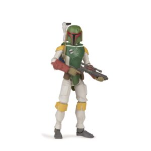 star wars galaxy of adventures boba fett toy 5-inch scale action figure with fun projectile feature, toys for kids ages 4 and up