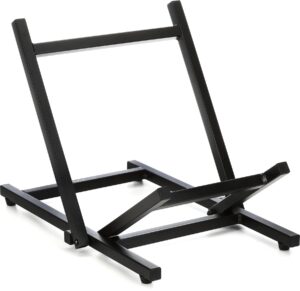 gator frameworks low profile guitar combo amp stand; fully collapsible (gfwgtramp100)