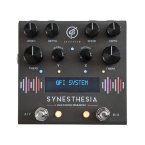 gfi systems synesthesia dual engine modulation effects pedal