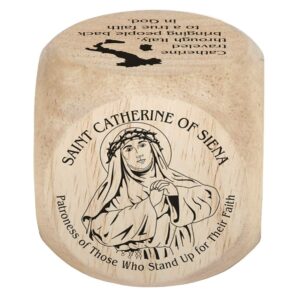 saint catherine of siena fun facts dice prayer cube for kids, 2 1/4 inch