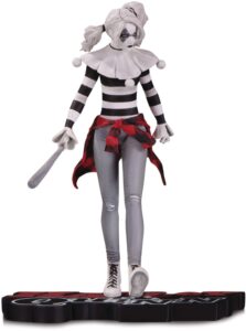 dc collectibles harley quinn: red, white & black: harley quinn by steve pugh statue, multicolor