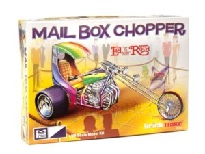 mpc skill 2 model kit mail box chopper trike (ed big daddy roth's) trick trikes series 1/25 scale model