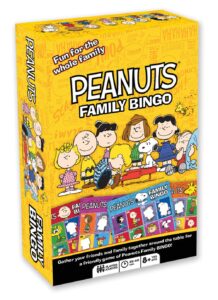 aquarius - peanuts family bingo game