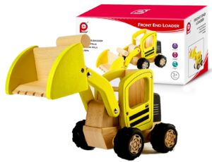 pintoy wooden front end loader p3002