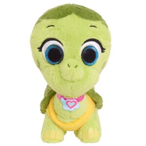 disney junior t.o.t.s. tellulah the turtle, 6-inch bean plush stuffed animal, super soft plush