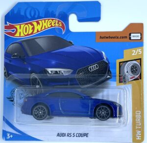 hot wheels 2020 hw turbo audi rs 5 coupe, blue 118/250