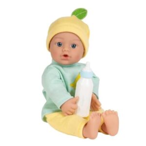 adora amazon exclusive sweet babies collection, 11” soft and cuddly boy baby doll | machine washable, birthday gift for ages 1+ - baby banana