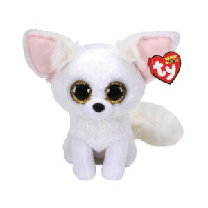 ty uk ltd 2005069 phoenix fox - beanie boos stuffed animal, multicoloured, 15cm