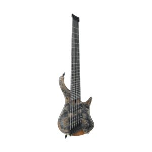 ibanez bass workshop ehb1506ms bass guitar - black ice flat