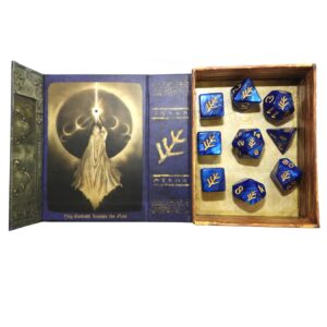 infinite black elder dice: the elder sign (blue)