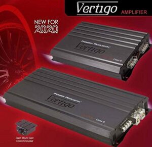 power acoustik va4-2200d vertigo series 2,200-watt max 4-channel class d amp