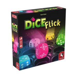 dice flick - board game by pegasus spiele 2-4 players – board games for family – 15-25 minutes of gameplay – games for family game night – kids and adults ages 8+ - english version