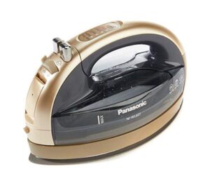 panasonic 360º freestyle advanced ceramic cordless iron, champagne