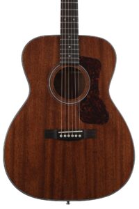 guild om-120, orchestra acoustic guitar - natural