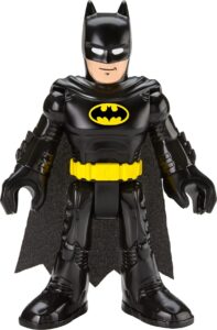 imaginext dc super friends batman xl toy 10-in figure with fabric cape for preschool kids ages 3+ years