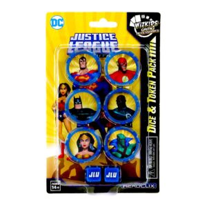 wizkids dc heroclix: justice league unlimited dice and token pack