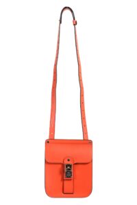 proenza schouler women's orange leather crossbody shoulder bag