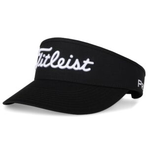 titleist men's tour visor black/white