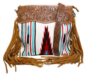 american darling aztec and fringe cross body adbg210dar