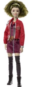 mattel zombies, eliza zombie doll (11.5-inch) wearing grungy-cool outfit and accessories, 11 bendable “joints,” great gift for ages 5+