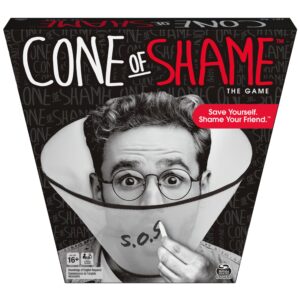 spin master cone of shame, guessing party game, for adults and teens ages 16 and up