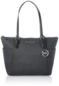 michael michael kors jet set item east/west top zip tote black one size