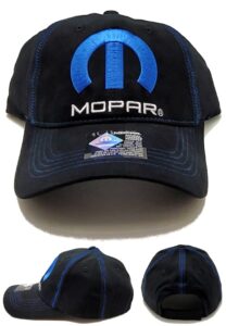 checkered flag men's mopar cap an adjustable black fabric hat