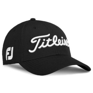 titleist tour elite hat legacy - 01 black/white - l/xl