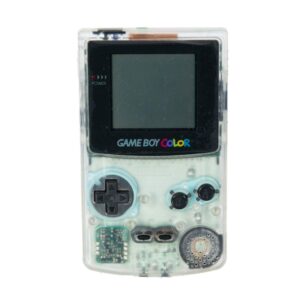 game boy color - clear (renewed)