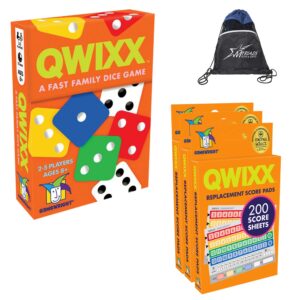 qwixx with 600 replacement score pads