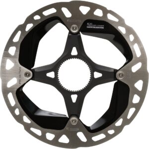 shimano xtr rt-mt900-s disc brake rotor - 160mm, center lock, silver/black