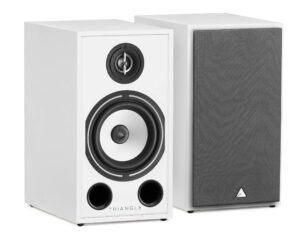 triangle - borea br03 hi-fi bookshelf speakers - power handling 100w - output 90 db/w/m - versatile music and home cinema - 206 x 380 x 314 mm - white (pair)