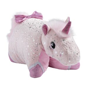 pillow pets originals sparkly pink unicorn stuffed animal plush toy