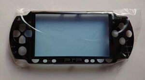 totalconsole oem component faceplate for psp 2000/2001 / 2002 faceplate - piano black