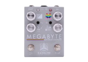 caroline guitar company megabyte lo-fi delay computer guitar effects pedal