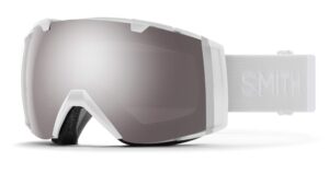 smith i/o snow goggles white vapor/chromapop sun platinum mirror