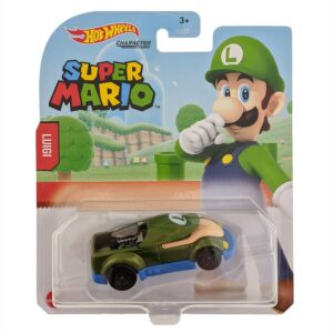 hot wheels gaming character car super mario 2020 series-luigi vehicle(2/8)