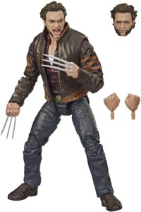 marvel hasbro legends series x-men wolverine 6-inch collectible action figure toy, includes 3 accessories, ages 14 and up, brown