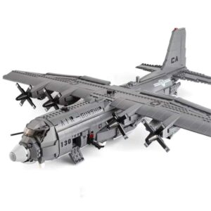 xingbao military army series the ac130 aerial gunboat set building blocks bricks educational toys classic model plane ww2 toys adult toys for men compatible all major brand