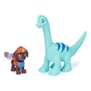 paw patrol, dino rescue skye and dinosaur action figure