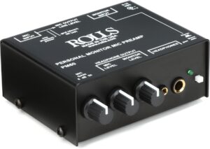 rolls personal monitor mic preamp