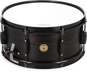 tama woodworks snare drum - 6.5 x 14-inch - black oak wrap