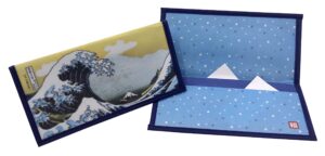 set of 3 japanese rice paper wallets style group"wcf3"