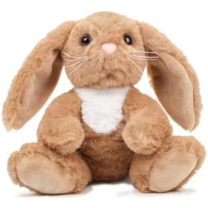 bearington lil' benny the rabbit plush, 6 inch stuffed bunny rabbit, small easter stuffed animals