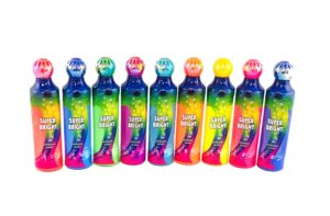 united novelty super bright fluorescent 43ml mini bingo daubers- set of 9- one of each color